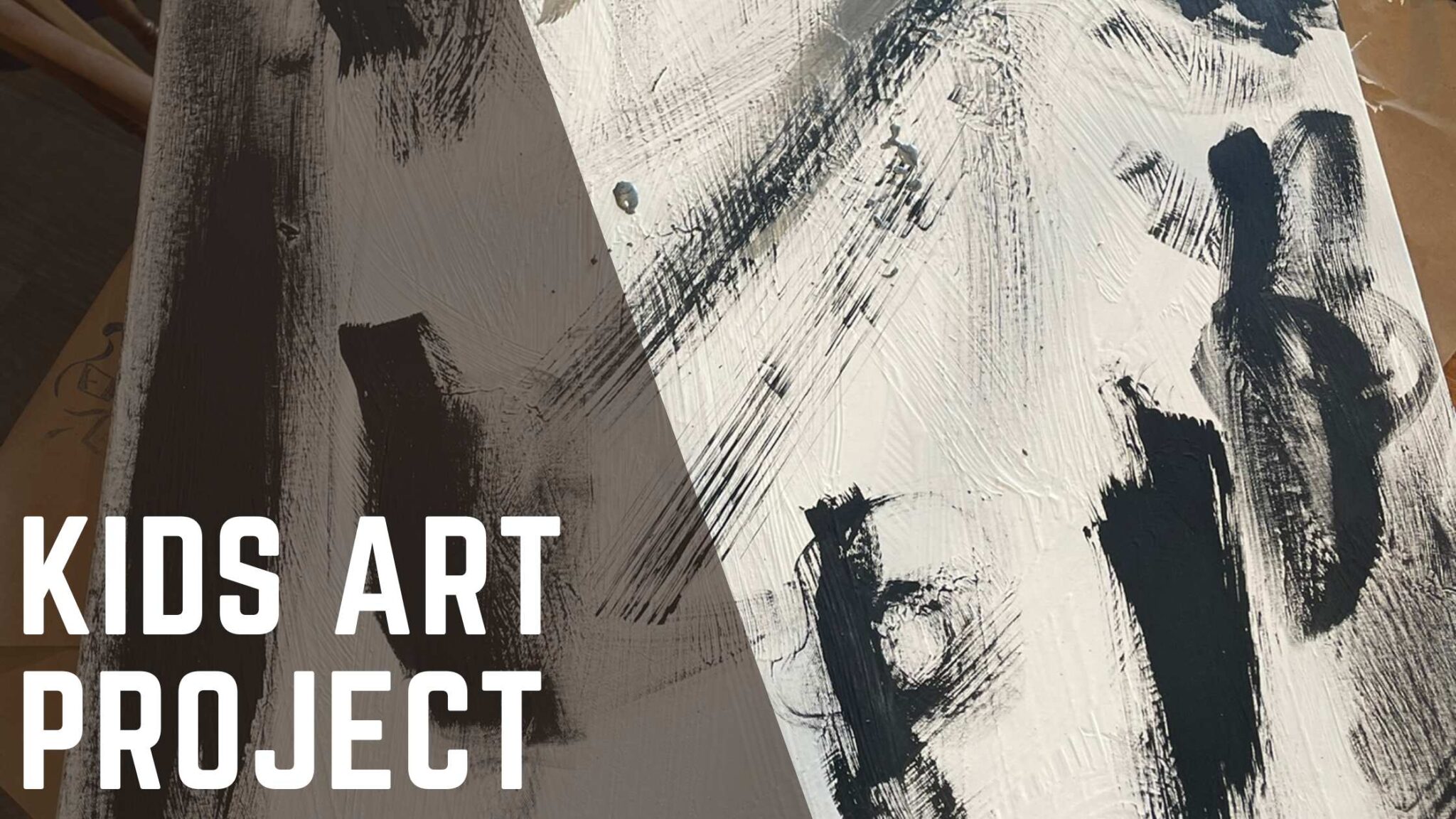 Easy Kids Art Project That You Can Be Proud to Hang | Knitting in the Park