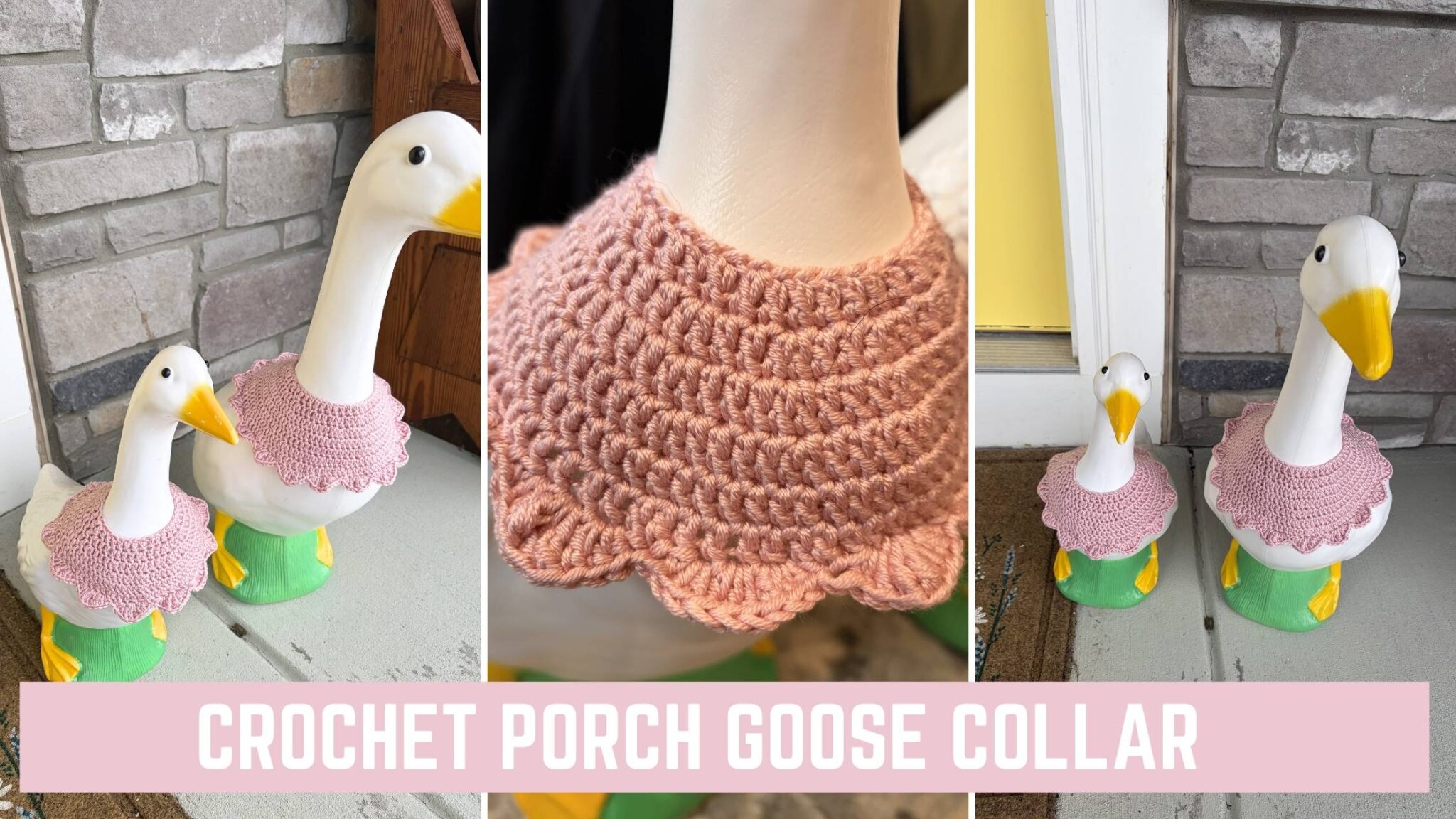 Crochet Porch Goose Collar